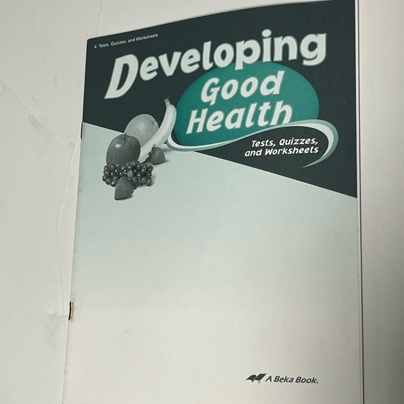 Abeka | Other | Abeka Workbook Grade 4 Developing Good Health Test ...